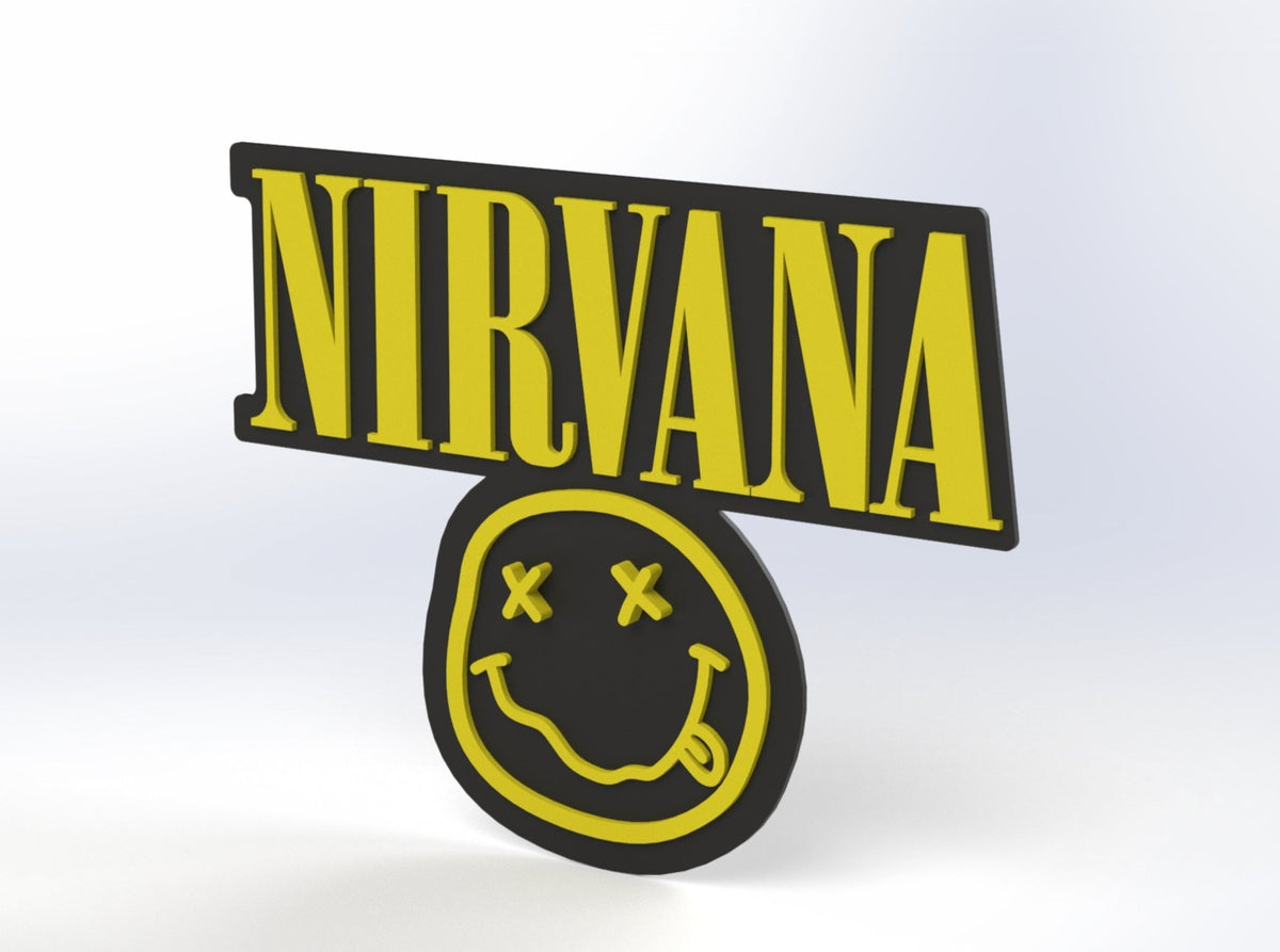 Nirvana Small Band Logo – The Creative Lily